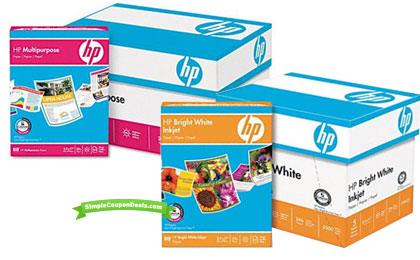 *HOT* 2 FREE Cases of HP Paper (10,000 Sheets) + FREE Shipping - Simple ...