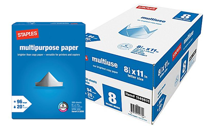 Multipurpose Paper 8-Ream Case $24.99 (Orig $49) + Free Shipping ...