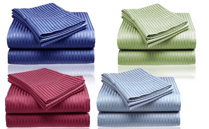 4pc Embossed Bed Sheet Set $22.49 ($80 Value) + Free Shipping! - Simple ...