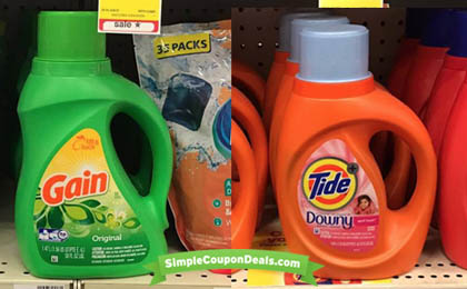 Tide & Gain Laundry Detergent $2.69 (Orig $9) at CVS - Simple Coupon Deals