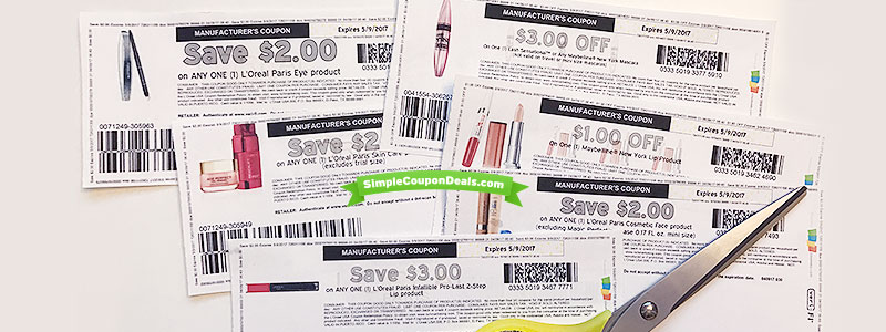 6 New Cosmetics Coupons - $13 in Savings! - Simple Coupon Deals