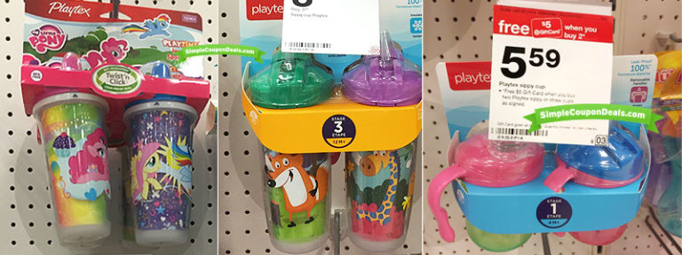 Playtex Sippy Cups $0.45 Per Cup at Target! - Simple Coupon Deals