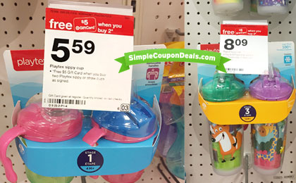 Playtex Sippy Cups $0.45 Per Cup at Target! - Simple Coupon Deals