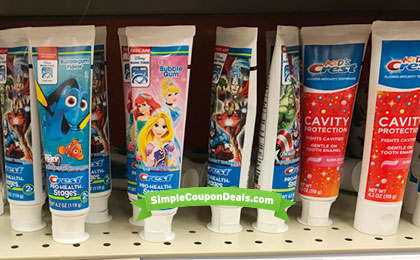 New $1 Crest Kids Toothpaste Coupon! $0.89 at Target! - Simple Coupon Deals