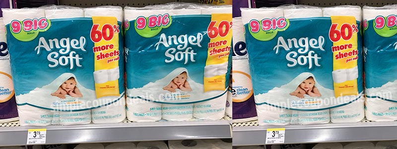 9pk Angel Soft Bath Tissue $2.79 at Walgreens ($0.31/roll) - Simple ...