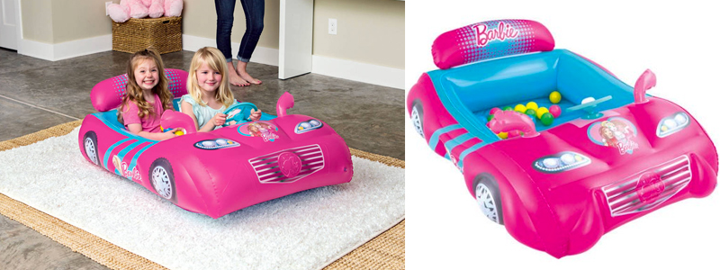 Barbie Sports Car Inflatable Ball Pit $25 (Orig $45) + Free Pickup ...